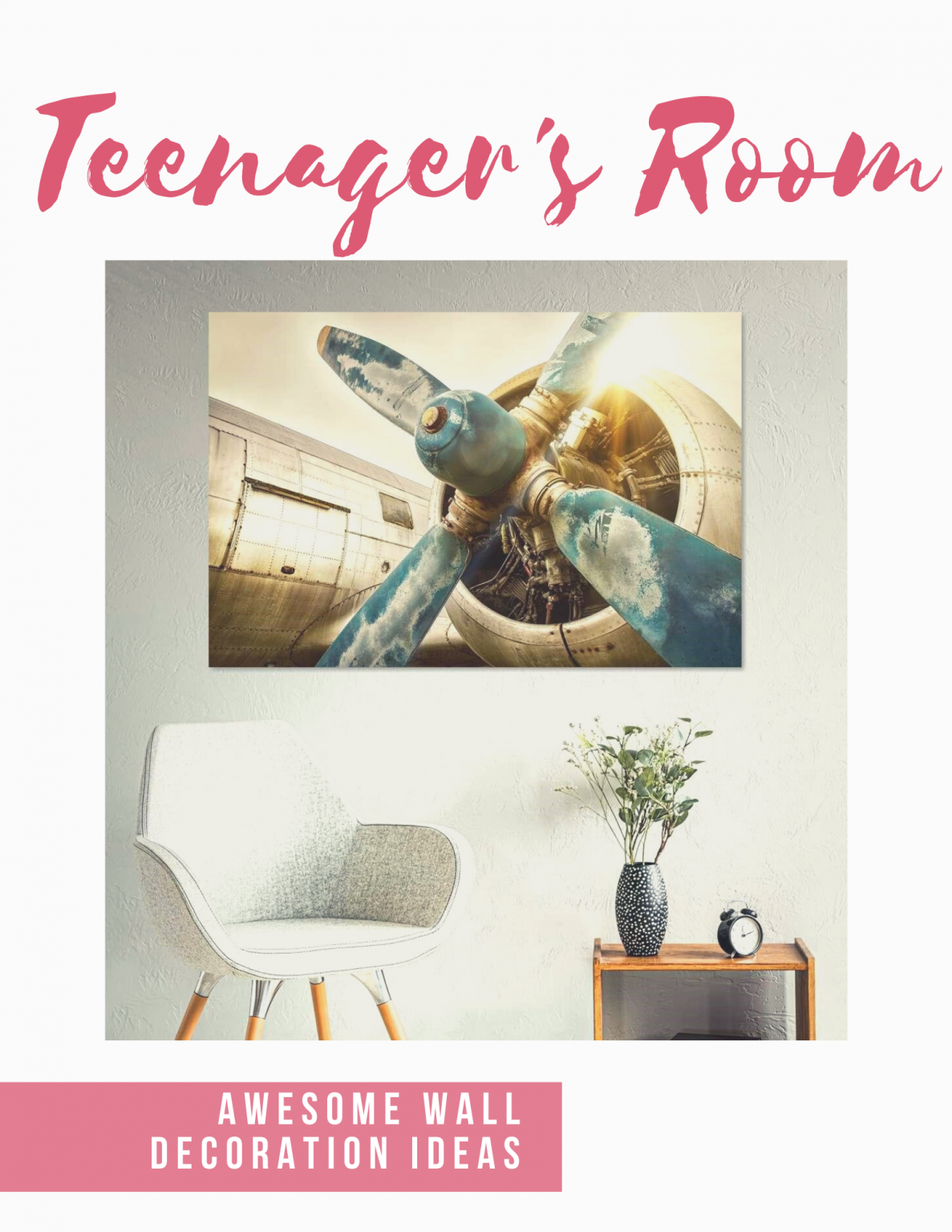 Awesome Wall Decoration Ideas For A Teenager's Room ⋆ The Stuff of Success