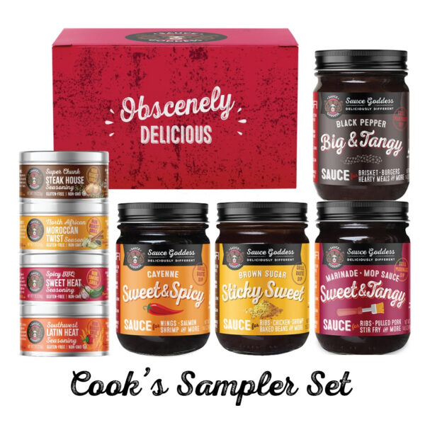 Sauce Goddess Cook's Sampler Kit - A Dance of Flavors for the Avid Chef ...