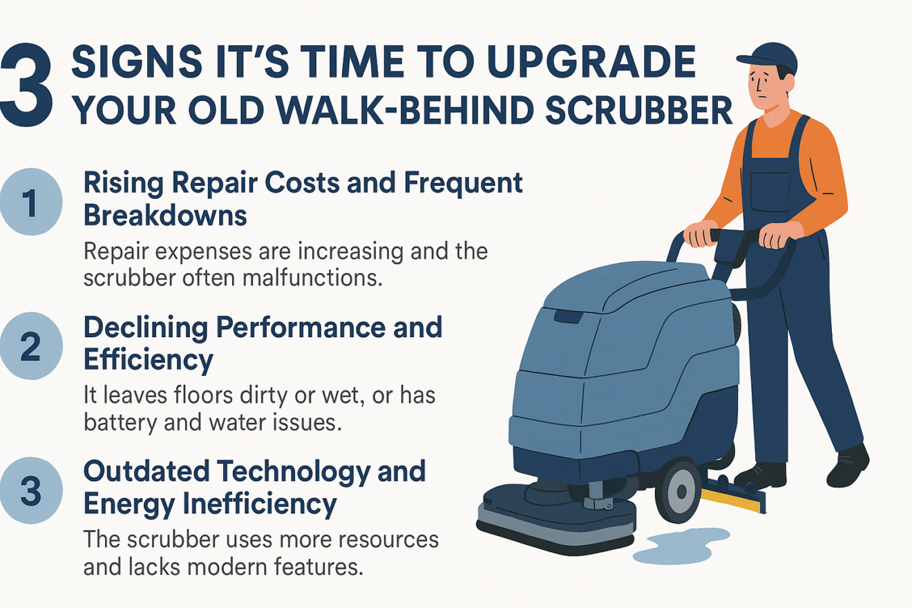 3 Signs It’s Time to Upgrade Your Old Walk-Behind Scrubber ⋆ The Stuff ...